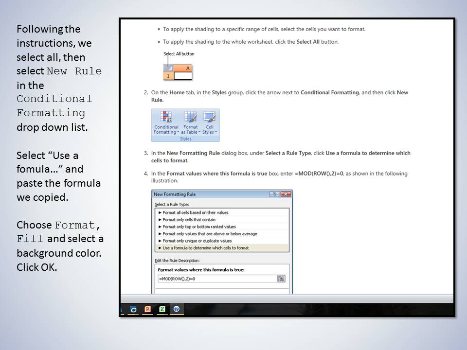 Excel and PowerPoint projects | Peter Rashkin